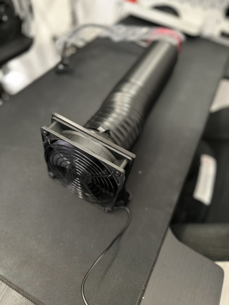 Wind sim DIY fan duct 120×120 - Hsimracing
